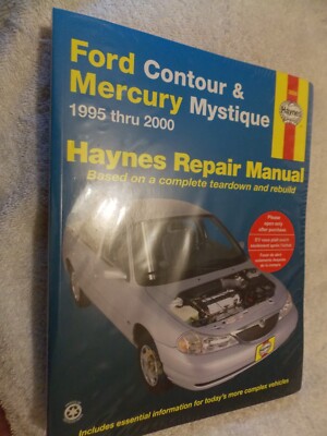 Haynes Repair Manual Ford Contour Mercury Mystique 1995 - 2000 NEW ...