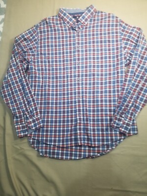 Argyle Culture Russell Simmons Men Plaid Long Sleeve Button Down Shirt ...
