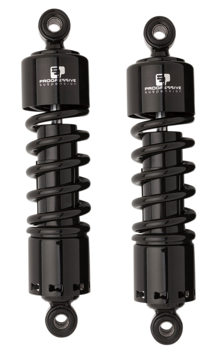 Progressive 412 Series Motorcycle Black 12" Rear Shocks (412-4036B) | eBay
