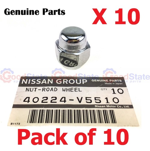 GENUINE Nissan Elgrand E50 E51 E52 Chrome Alloy Wheel Nut Set x10 | eBay