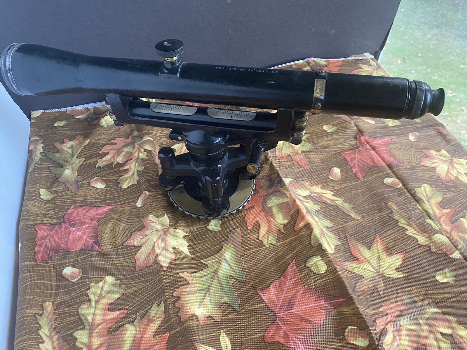 Vintage W. & L.E. Gurley Surveyors Level Transit, Scope With Case, Box ...