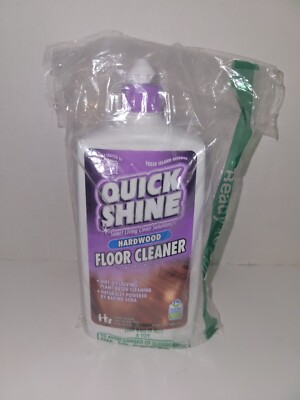 Quick Shine Hardwood Floor Cleaner and Polisher Clean Dirt Scuff Liquid ...