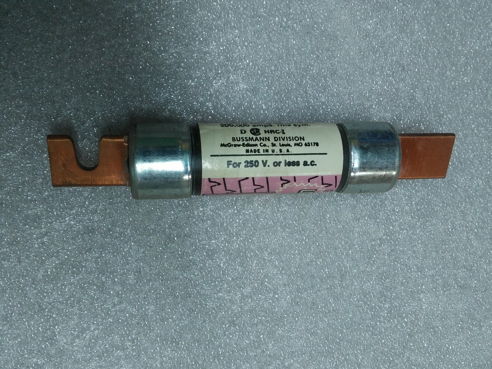 Bussmann LPN-RK-80 AMP Low-Peak Dual Element Time Delay Class RK1 Fuse ...