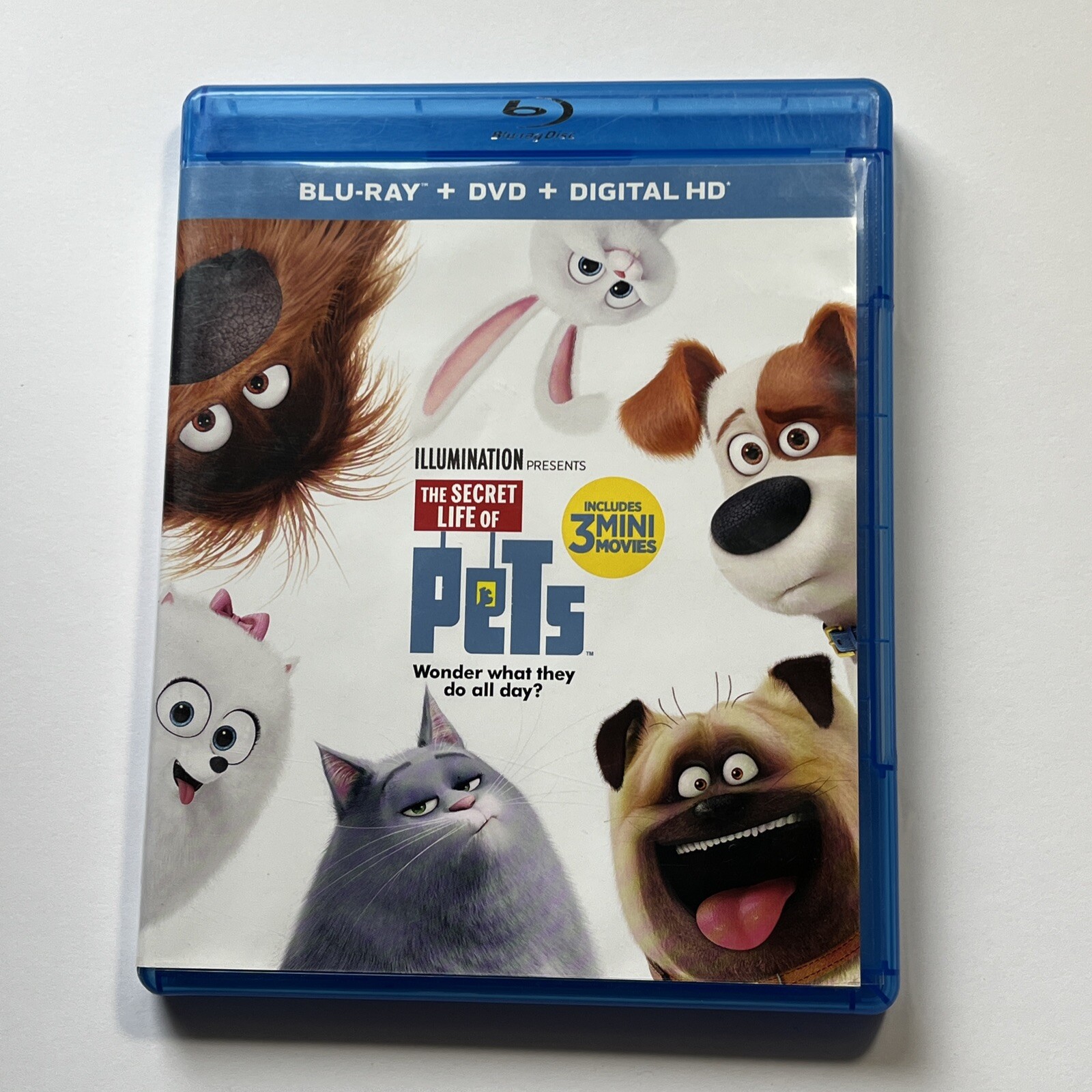 The Secret Life Of Pets (Blu-ray + DVD + Digital HD) - Blu-ray ...