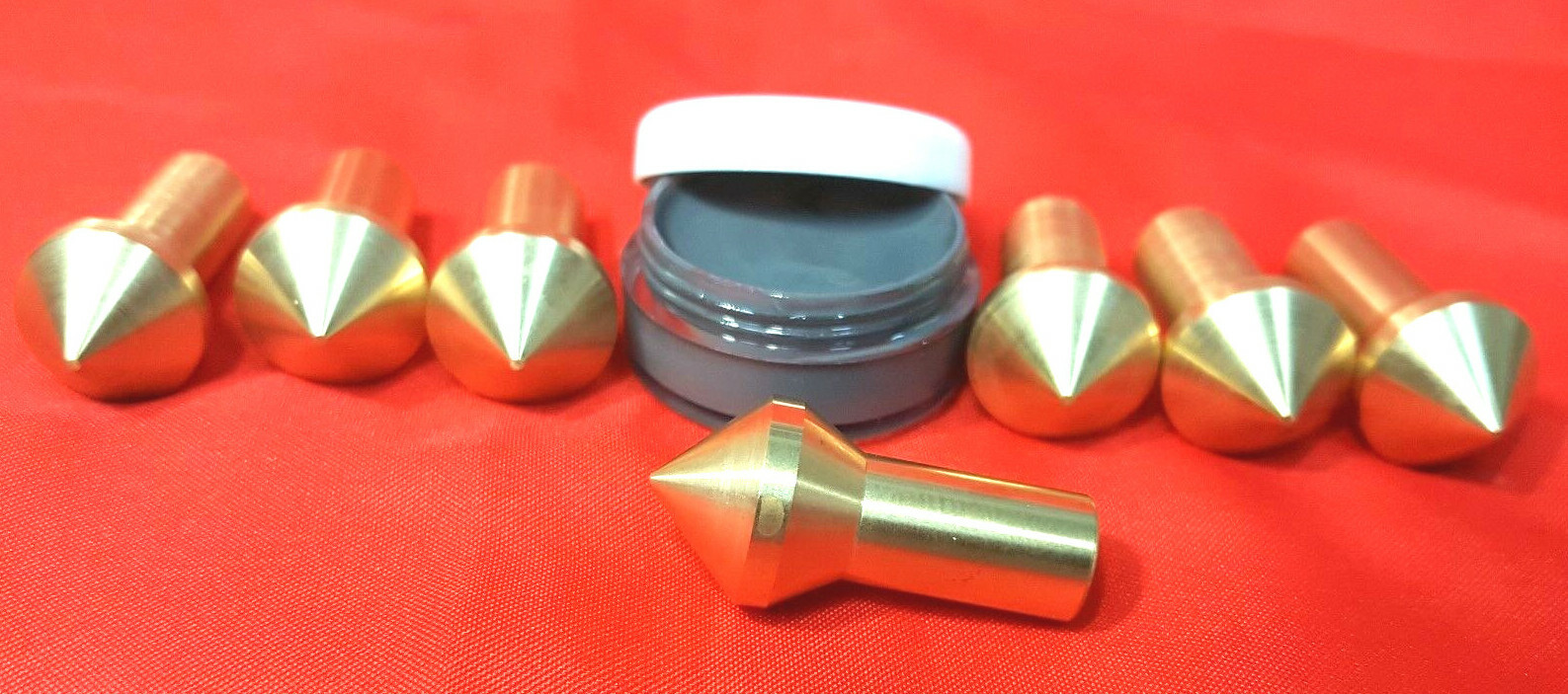 Gunsmith Tools - 7 Brass Muzzle Laps - Rifle Or Pistol Crowning+Lapping ...