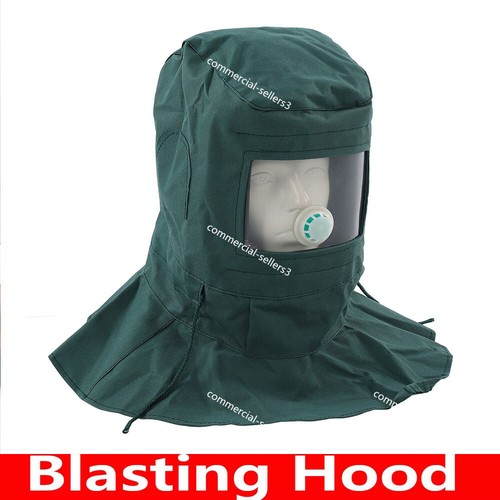 Heavy-duty Blasting Hood Sand Abrasive Grit Shot Sandblaster Mask For ...