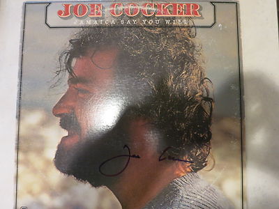 JOE COCKER SIGNED LP IN PERSON COA + EXACT PROOF! WOODSTOCK AUTOGRAPH ...