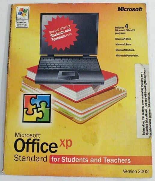 Microsoft Office Xp Standard For Students And Teachers 2002 Version for ...