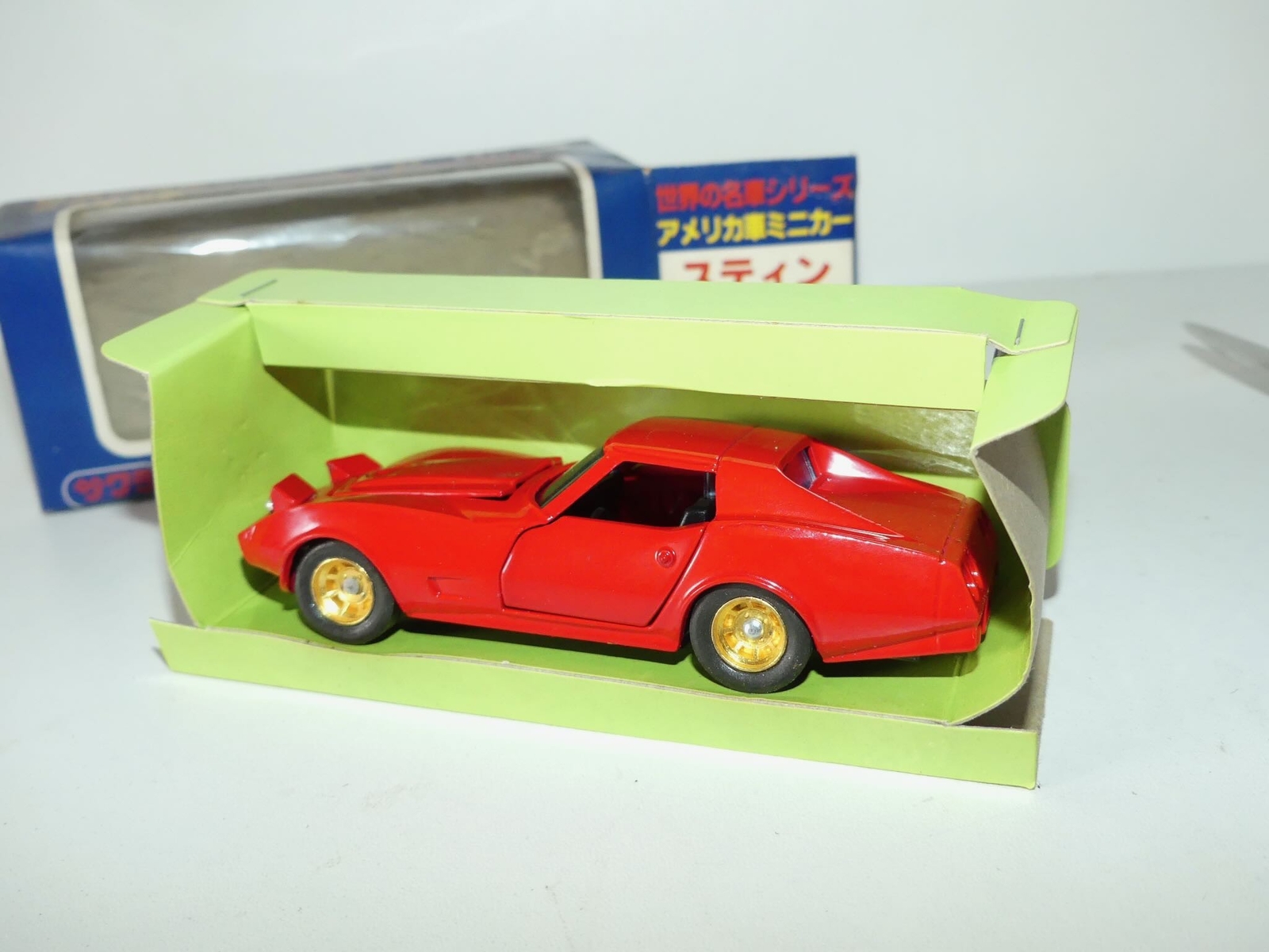 CORVETTE C3 STINGRAY Rouge Made in Japan ASAKUSABASHI 1:43 | eBay