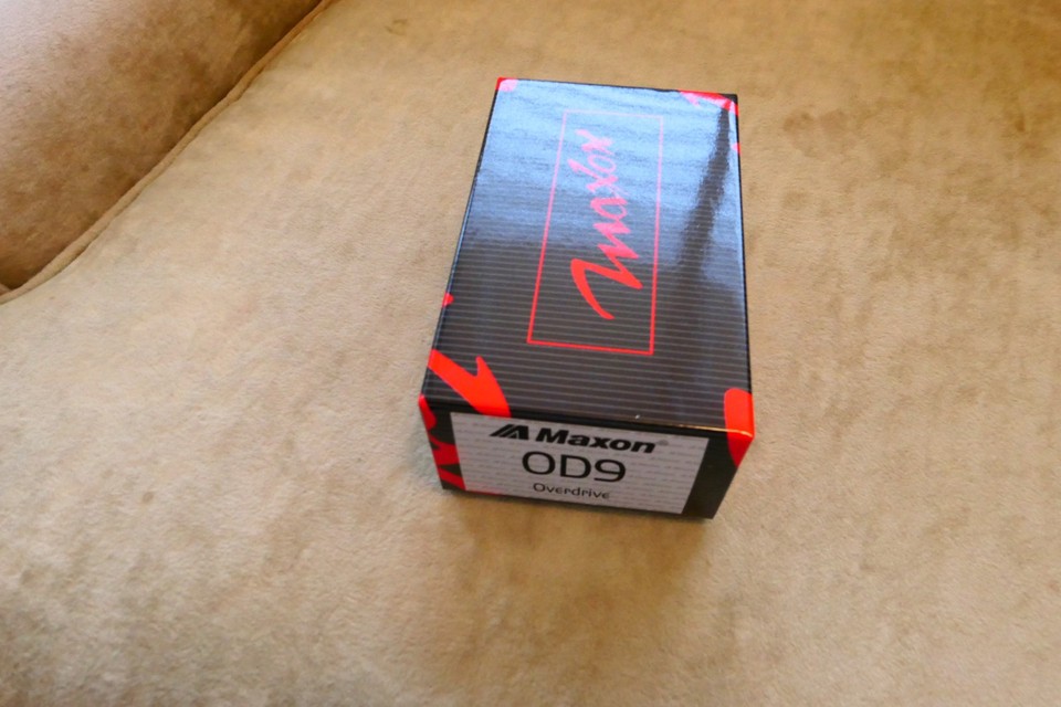 Maxon OD-9 Overdrive Distortion True Bypass Guitar Effects Pedal OPEN ...