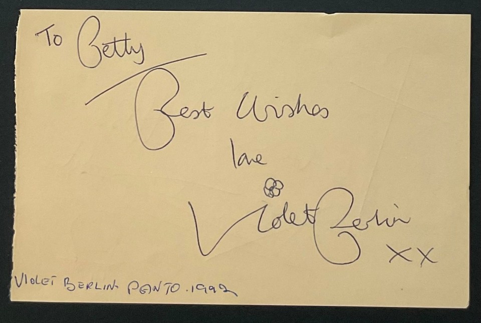 KEN DODD ( Happiness ) Genuine Happiness Signature on Album Page. | eBay UK