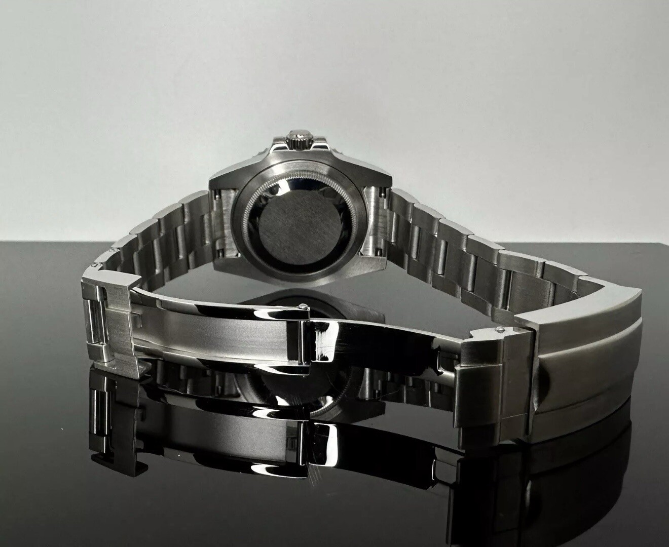 Custom 40mm Black GMT Style Mod Watch Oyster Band w/ NH34 Automatic | eBay