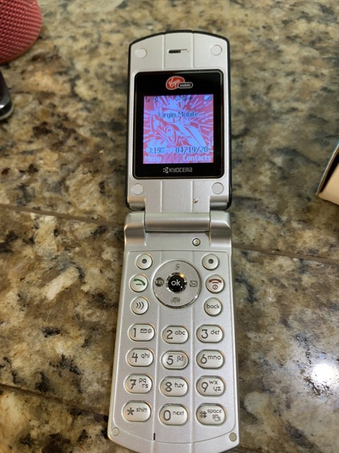 Vintage Cellular Flip Phones Virgin Kyocera K127 | eBay