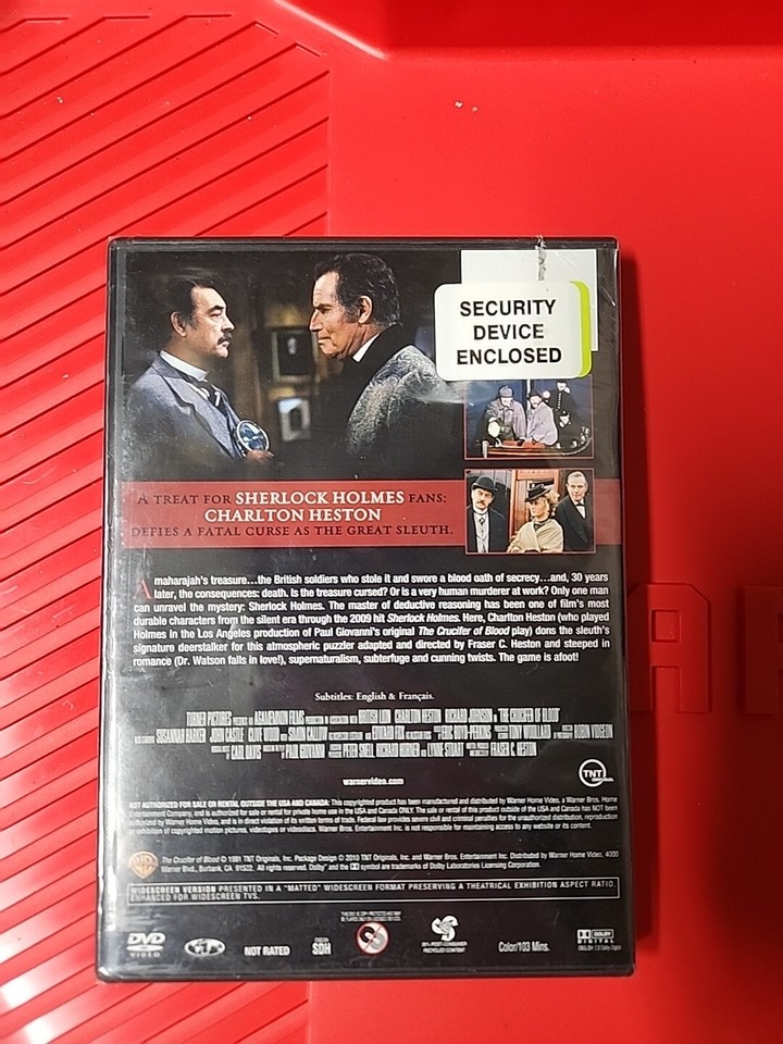 Sherlock Holmes - The Crucifer of Blood with Charlton Heston DvD *RARE opp 883929118687| eBay