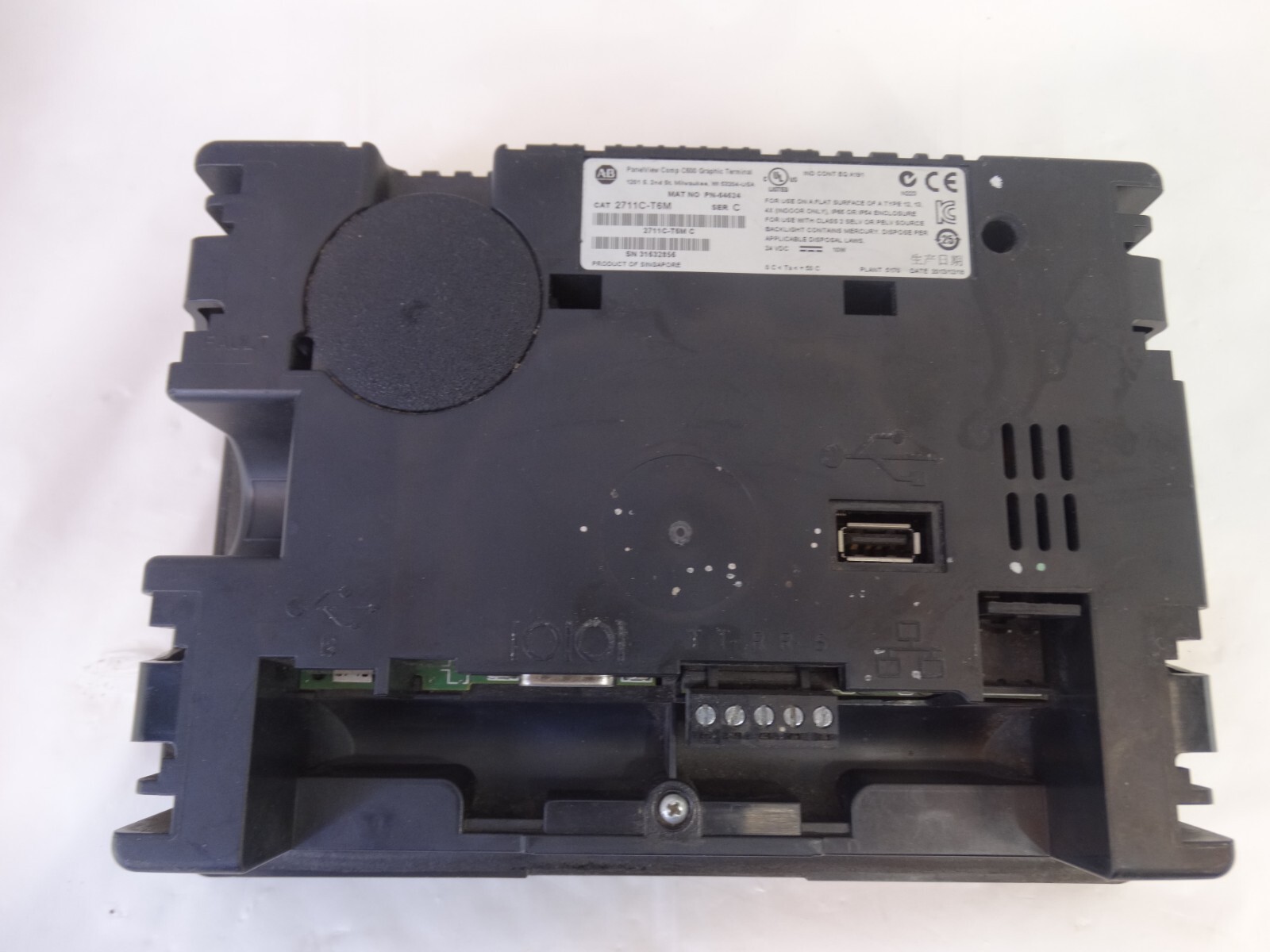 Allen Bradley PanelView C600 2711C-T6M Ser C, For Parts/ Repair | eBay