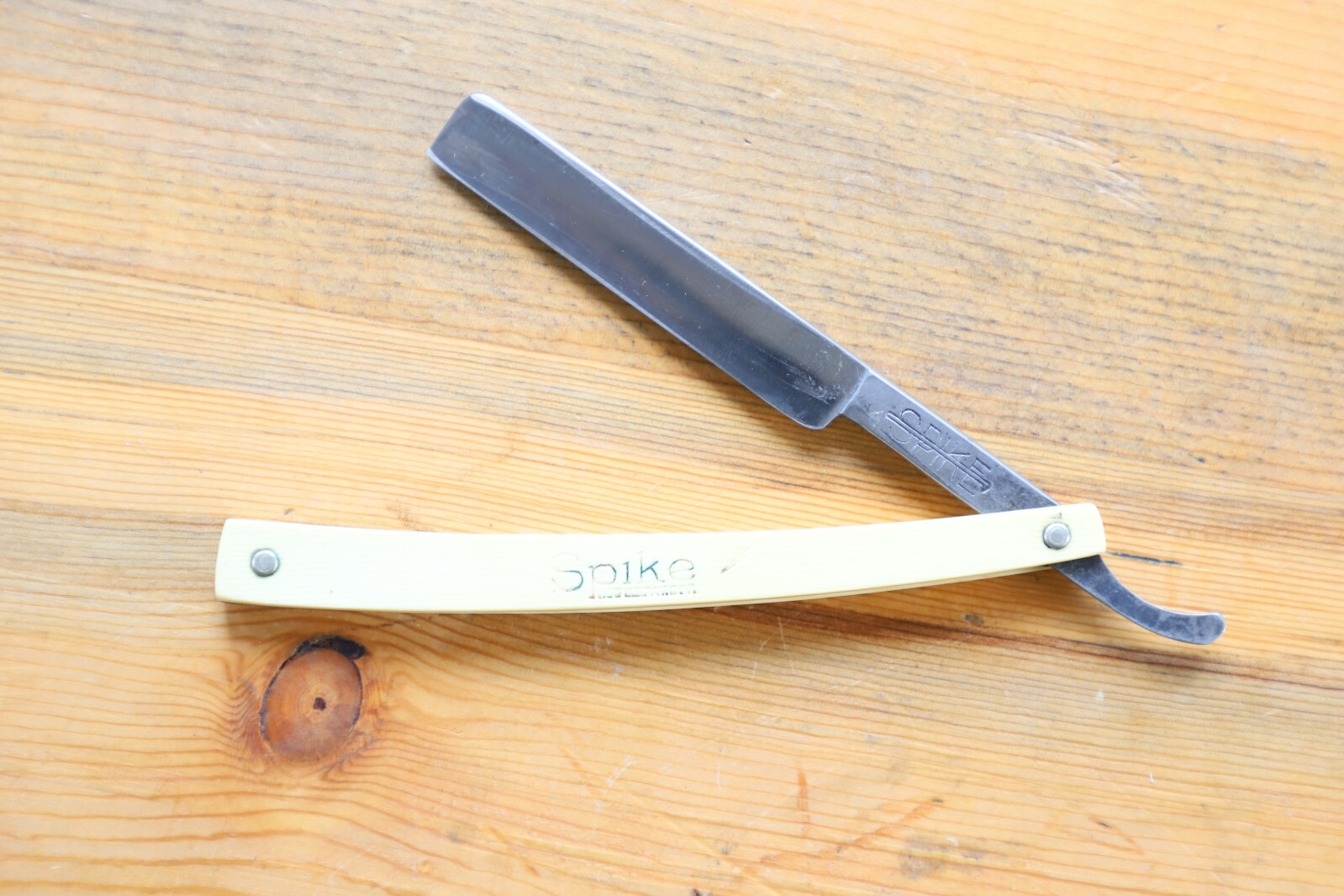 Vintage Union Cutlery Co. “Spike” Straight Razor Olean N.Y. | eBay