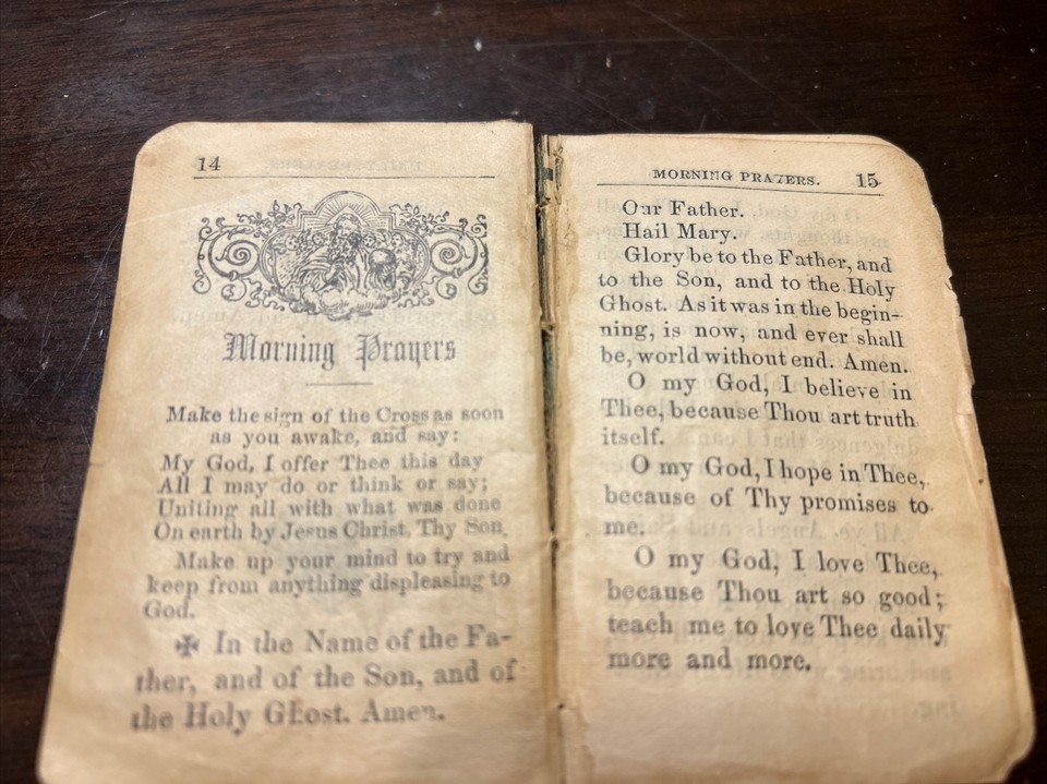 3 Antique Catholic Prayer Books 1905-1925 Catholic Childs Small Prayer ...