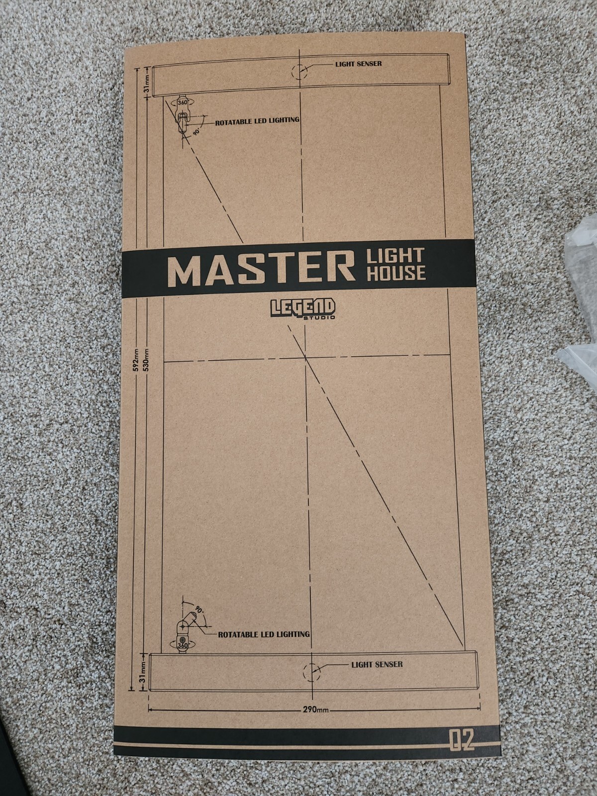 Legend Studio Master Light House 02 Display Case Black Colour Version ...