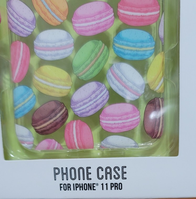 LMNT iPhone 11 PRO CLEAR with MACAROONS PRINT Phone Case NEW | eBay