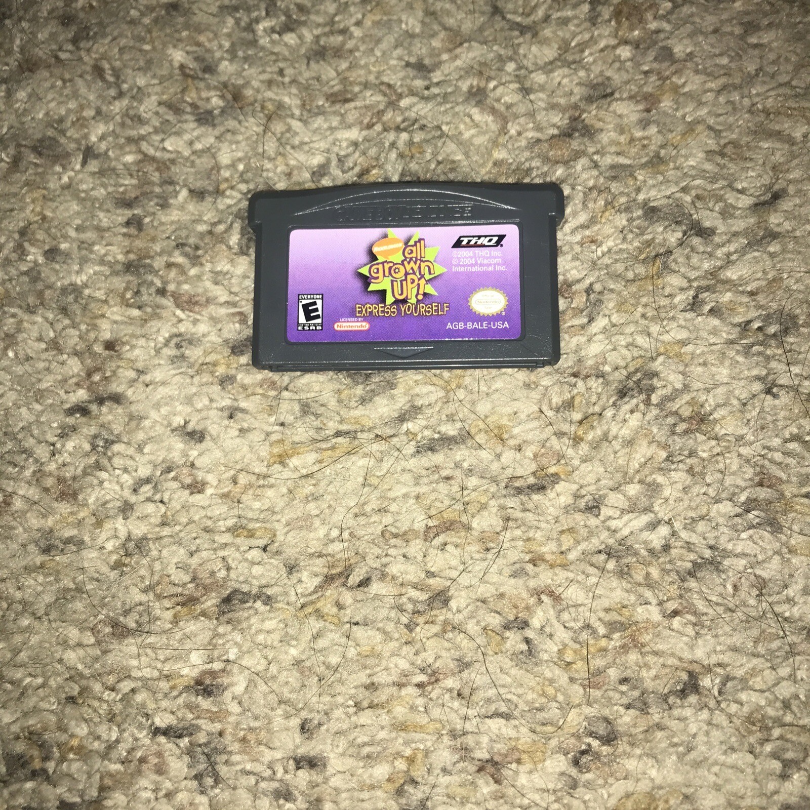 Rugrats All Grown Up Nintendo Gameboy ADVANCE GBA Tested AUTHENTIC | eBay