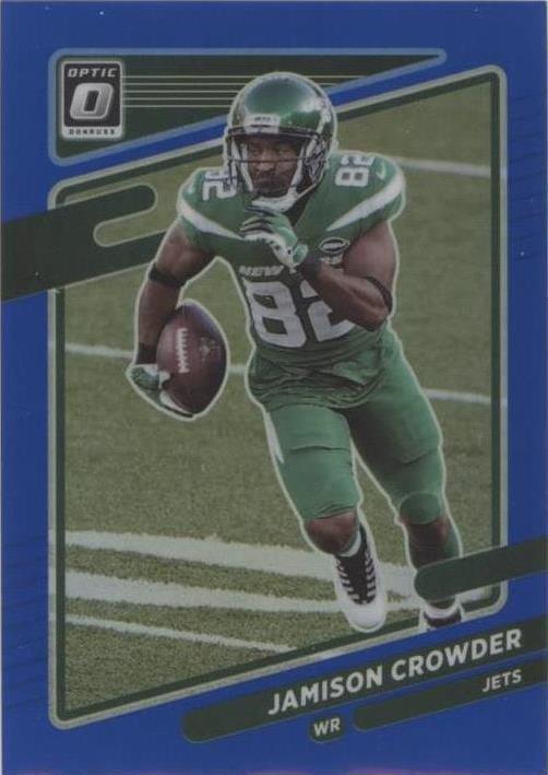 2021 Panini Donruss Optic - Jamison Crowder #71 Blue Prizm /179 for ...