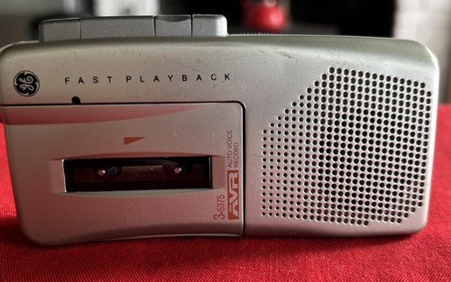 GE 3-5375A Auto Voice Recorder AVR Fast Playback Micro Cassette with ...