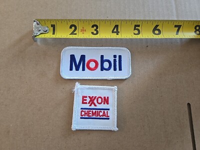 Vintage Rare Mobil Exxon Chemical Iron On Patch Lot | eBay