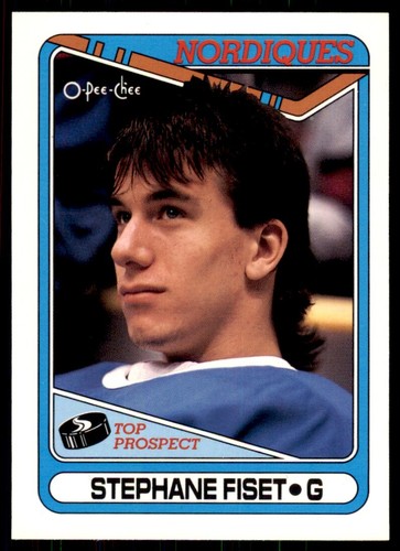 1990-91 O-Pee-Chee Stephane Fiset . Quebec Nordiques #312 | eBay