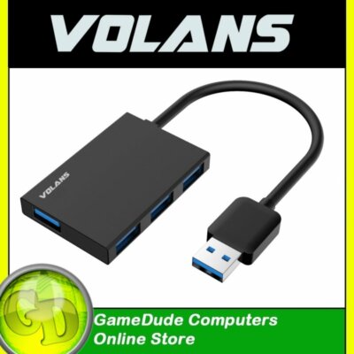VOLANS 4 Port USB Hub - USB 3.0 - USB-A to 4-Port USB-A - VL-HB04S [F33 ...