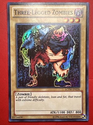 Three-Legged Zombies - LP - LCYW-EN226 - Unlimited - Super Rare - Yu-Gi ...