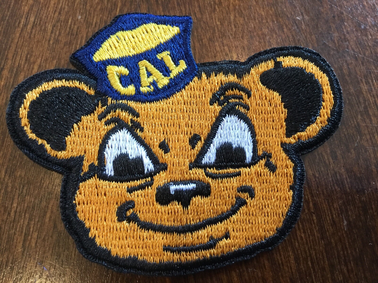 California CAL Golden Bears vintage Embroidered Iron On patch 2.5” X 2 ...