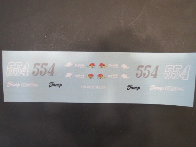 554 34' 5 Window AA/FA 1/25 Decal from Fremont Racing | eBay