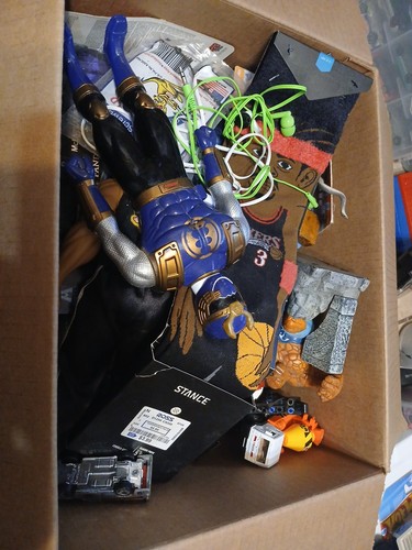 Junk Drawer Action Figures, Hot Wheels, Ear Phones, And Other Stuff Lot ...