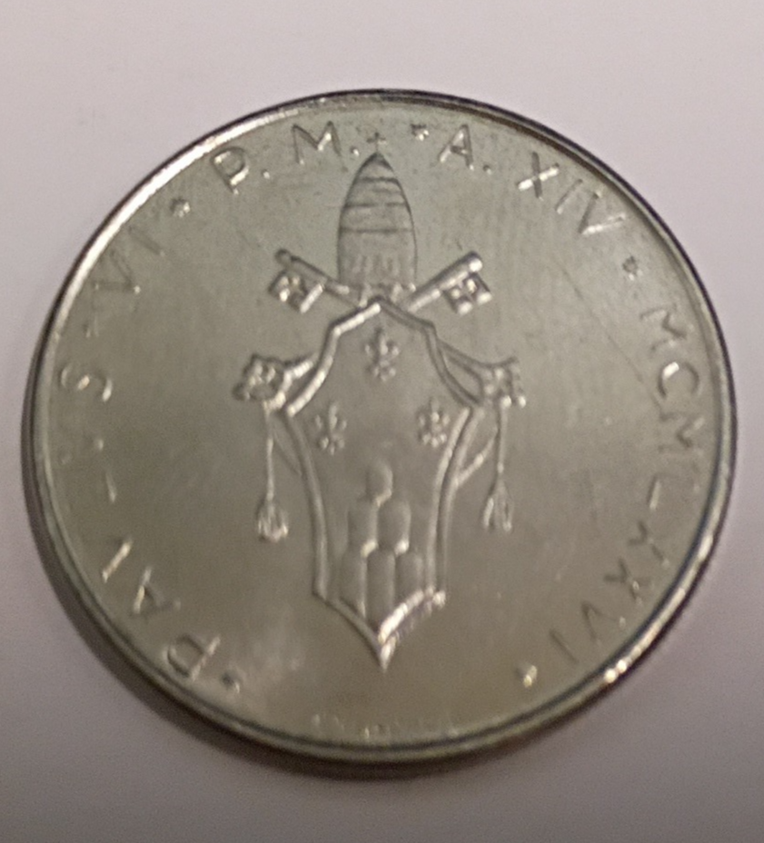 Vatican 50 Lire 1976 - Olive Branch - Pope Paul VI - COIN ADD COLLECTION #MG1017 | eBay