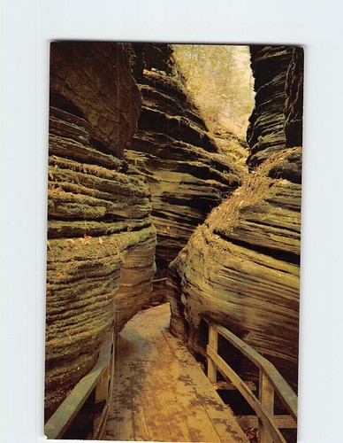 Postcard Fat Mans Misery Coldwater Canyon Wisconsin Dells Wisconsin USA ...