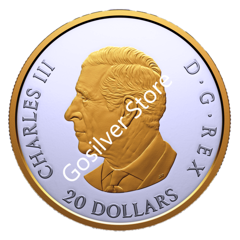 🇨🇦 Canada $20 Dollar Pure Silver 99.99 Coin #2, Animal Portraits - Elk ...