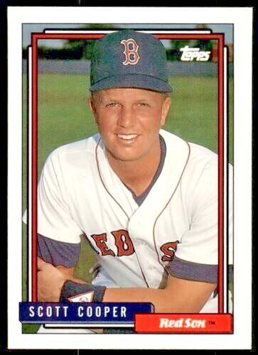 1992 Topps #488 Scott Cooper Third Base Boston Red Sox FREE shipping | eBay
