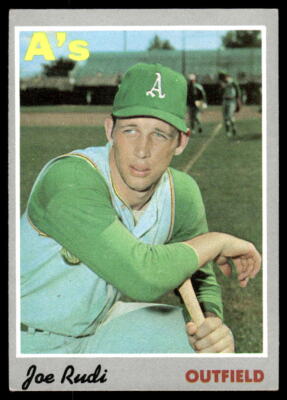 1970 Topps Joe Rudi #102 Oakland Athletics Baseball Card | eBay