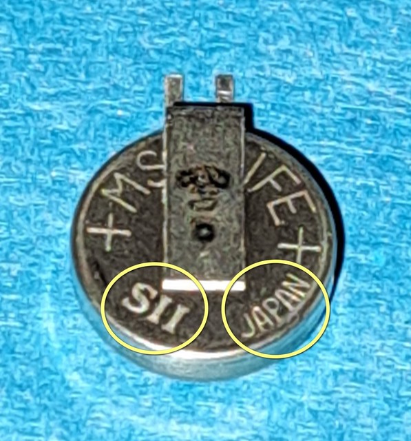 Seiko Ms621fe Fl11e 3v 5.5mahr Rechargeable Battery Super Capacity for ...