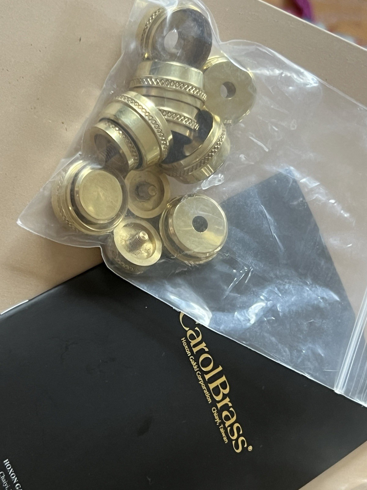 Set Of 4 Carol Brass Heavyweight Piccolo Trumpet Valve Caps And Buttons ...