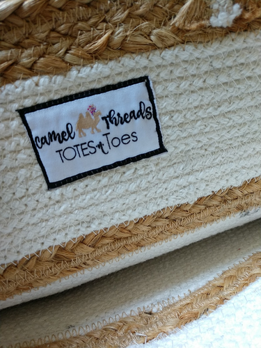 Camel Threads Totes N Toes Straw Tassel Tote Beach Shopping Bag | eBay