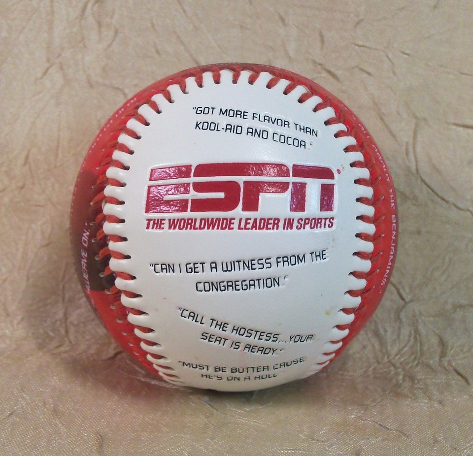 1 ESPN CLUB Walt Disney World Collectible Souvenir Baseball with ESPN ...