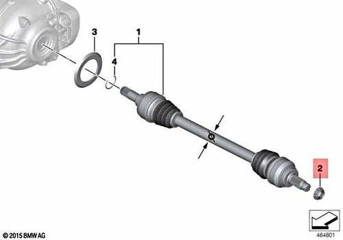 Genuine BMW Hybrid Z4 Roadster 3 E81 E82 E87 E88 E89 E90 Collar Nut ...
