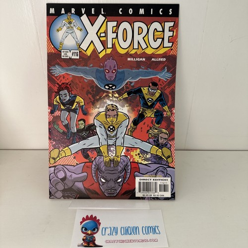X-Force #116 1st X-Statix & Doop No Code Variant Marvel 2001 | eBay