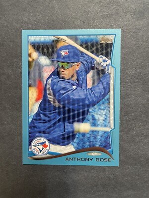 2014 Topps Anthony Gose #247 Toronto Blue Jays Blue Border | eBay