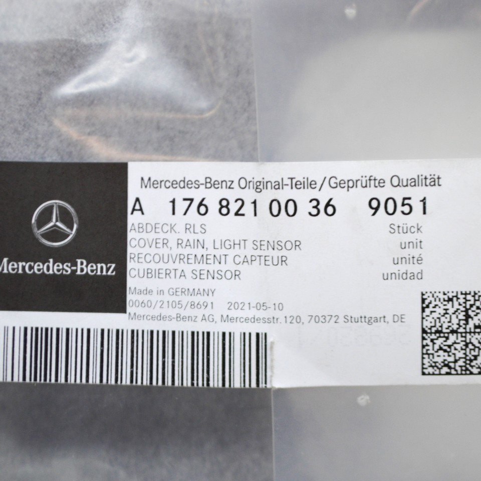 MB CLA C117 Front Windshield Rain Light Sensor Cover A17682100369051 ...