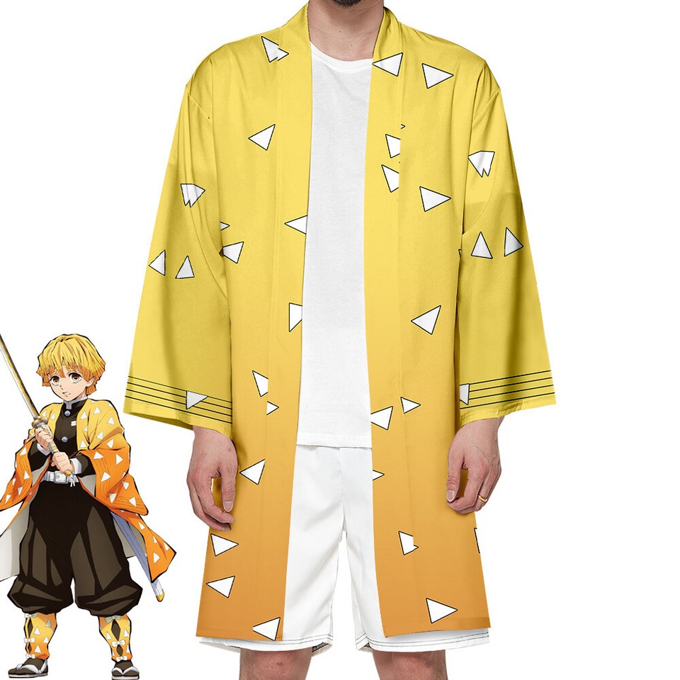 Demon Slayer Kimetsu no Yaiba Kamado Tanjirou Cosplay Costume Robe ...