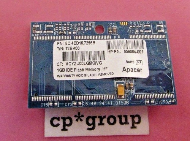 HP Apacer 1gb 44-pin IDE Flash Memory Module Fast US SELLER for sale ...