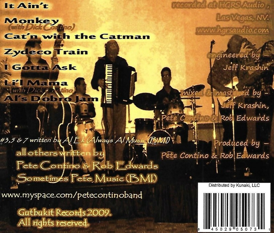 Oh, "B" City by The Pete Contino Band (CD, 2009, Gutbukit Records) | eBay