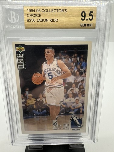 1994-95 UPPER DECK CC JASON KIDD ROOKIE CARD BGS 9.5🔥🔥 | eBay